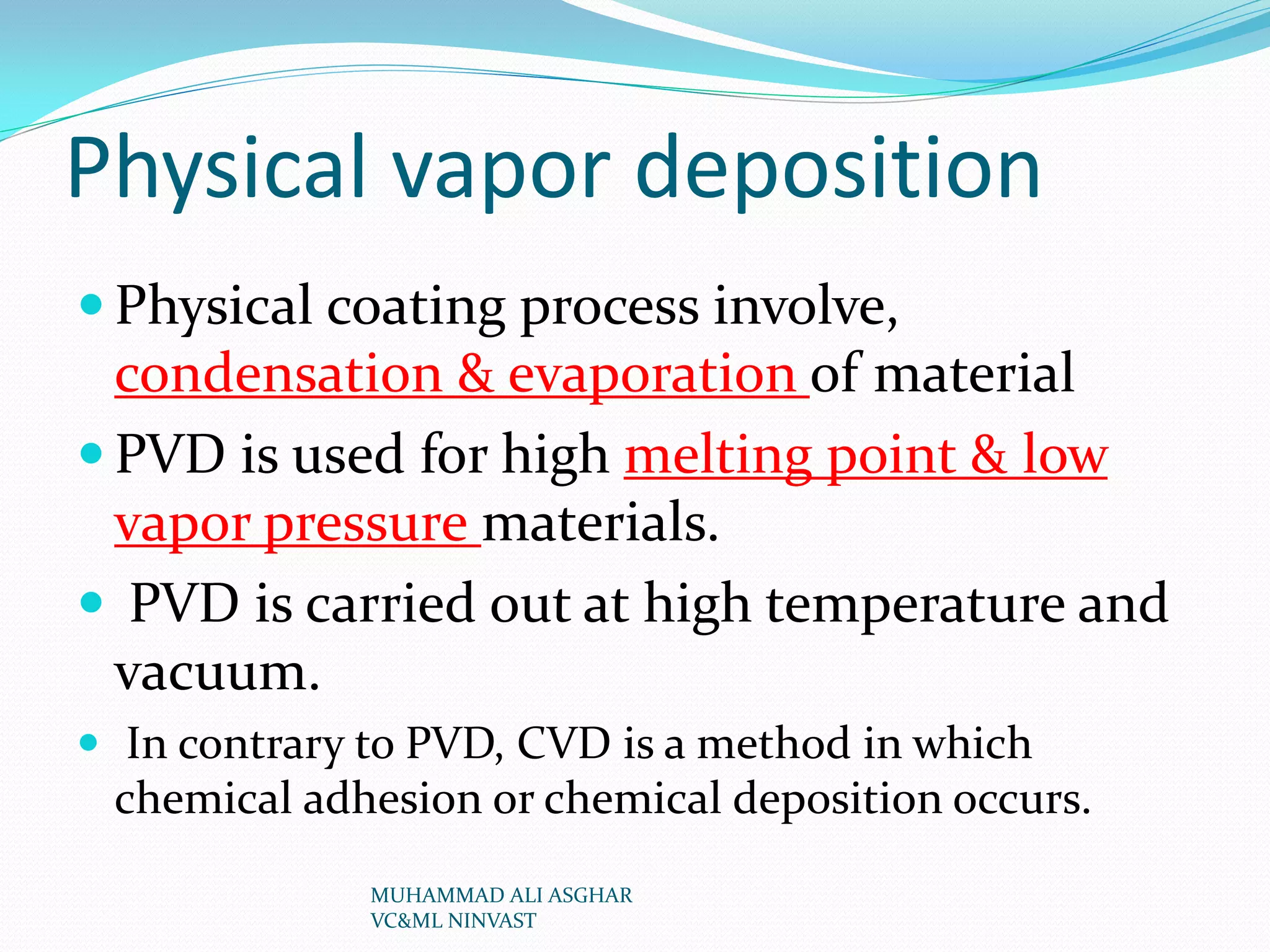 Physical vapor deposition | PDF