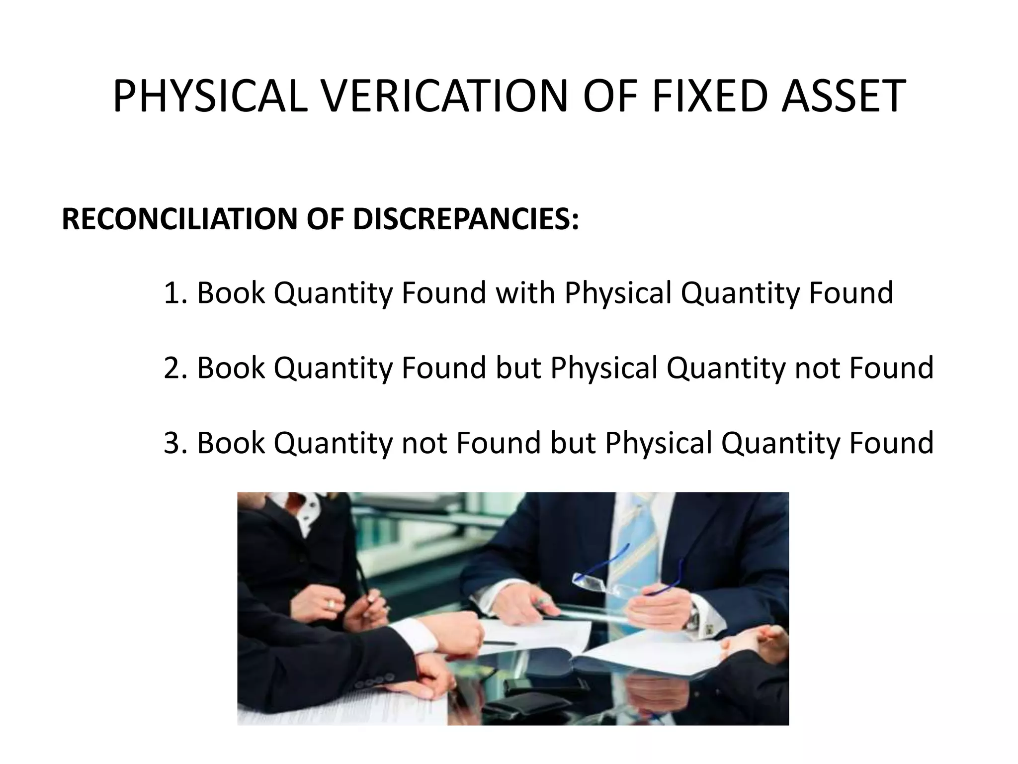 Physical verification of asset | PPTX