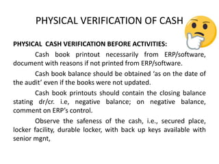 Physical verification of asset | PPTX