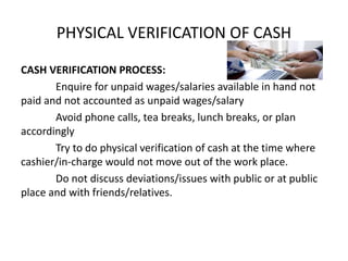 Physical verification of asset | PPTX