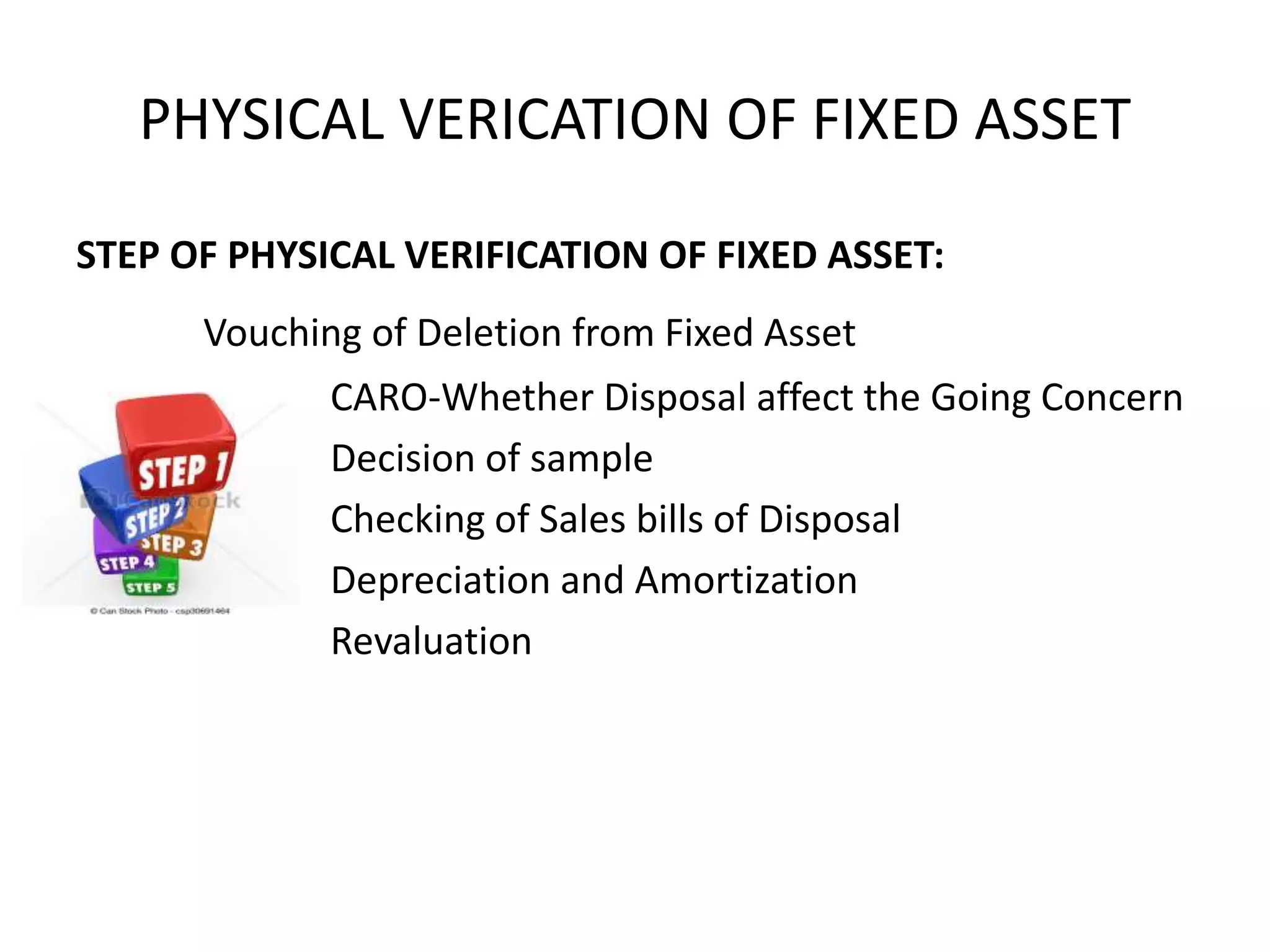 Physical verification of asset | PPTX