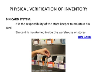 Physical verification of asset | PPTX