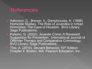 Physical violence outline | PPTX