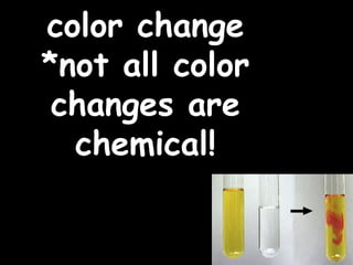 Physical vs chemical changes notes | PPT