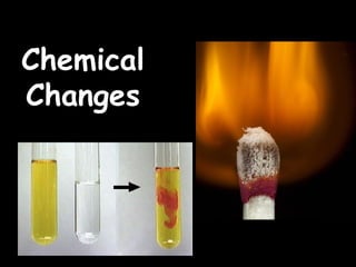 Physical vs chemical changes notes | PPT
