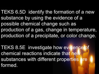 Physical vs chemical changes notes | PPT