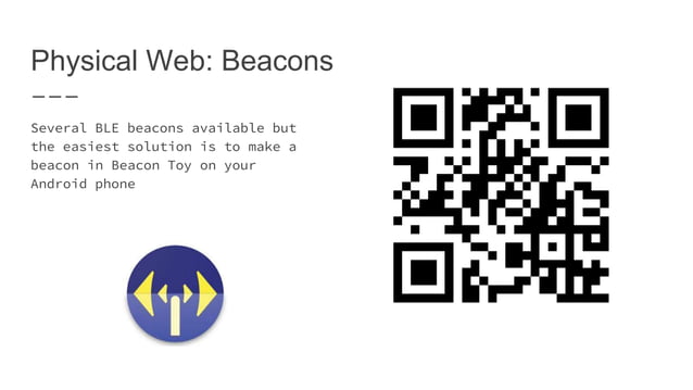 Physical web display in javascript | PPT