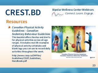 CREST.BD Physical Health & Bipolar Disorder Slides | PPT