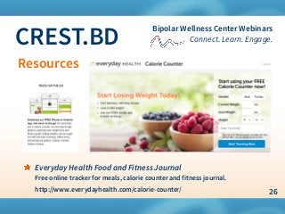 CREST.BD Physical Health & Bipolar Disorder Slides | PPT