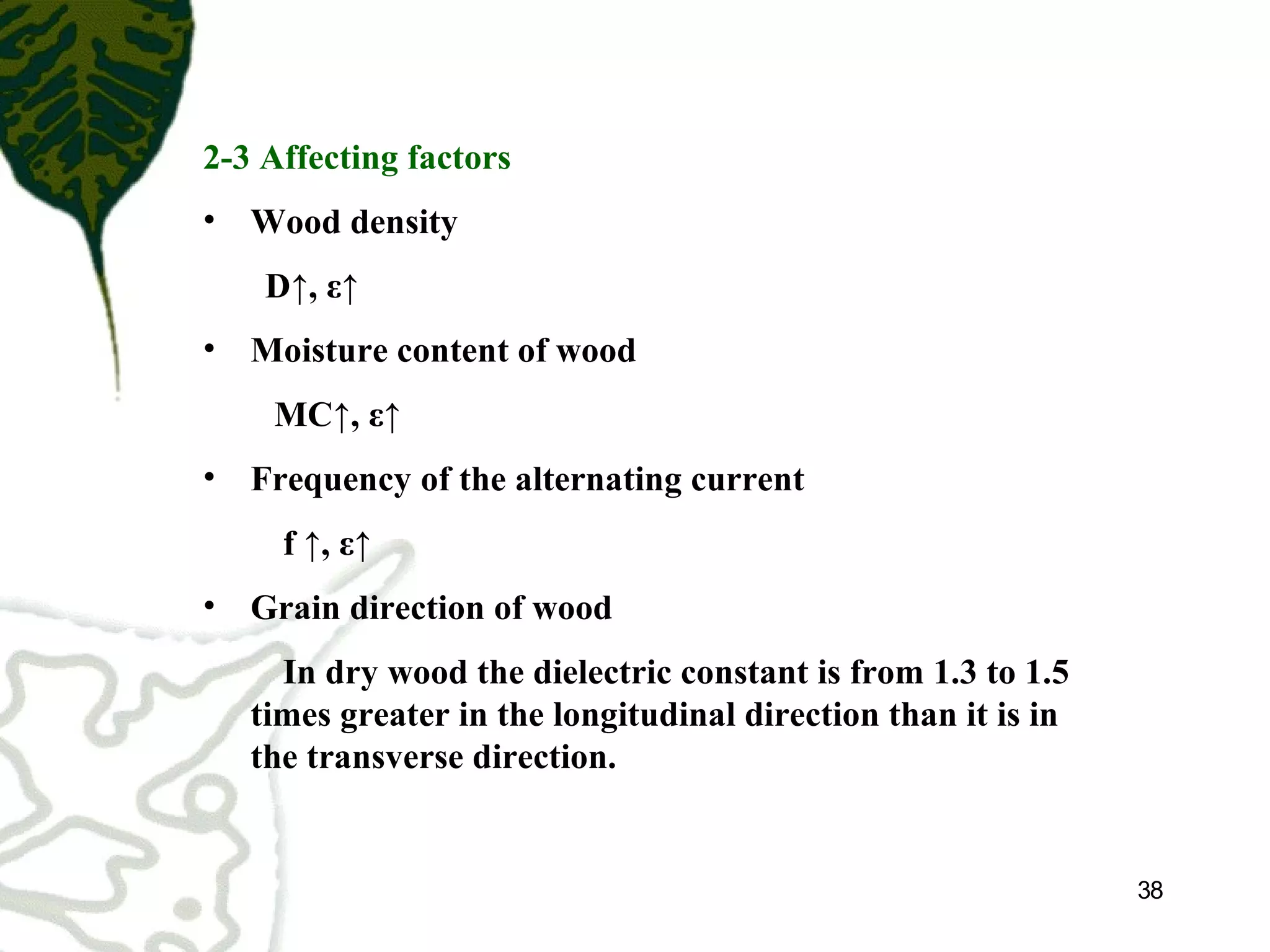 Physical Properties of Wood | PPT