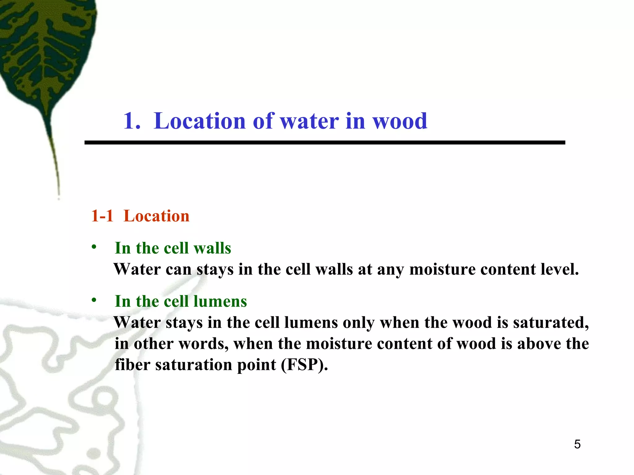 Physical Properties of Wood | PPT