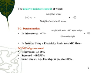 Physical Properties of Wood | PPT