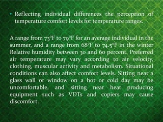 Physical working conditions | PPTX