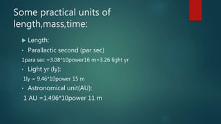 Physical world and units and measurment | PPTX