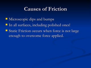 Physical World Forces Middle School | PPT