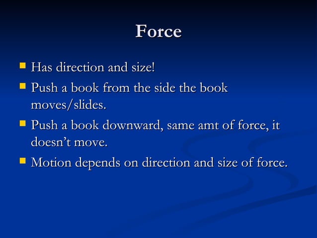 Physical World Forces Middle School | PPT