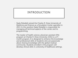 Charles R. Drew University Physician Assistant Program | PPTX