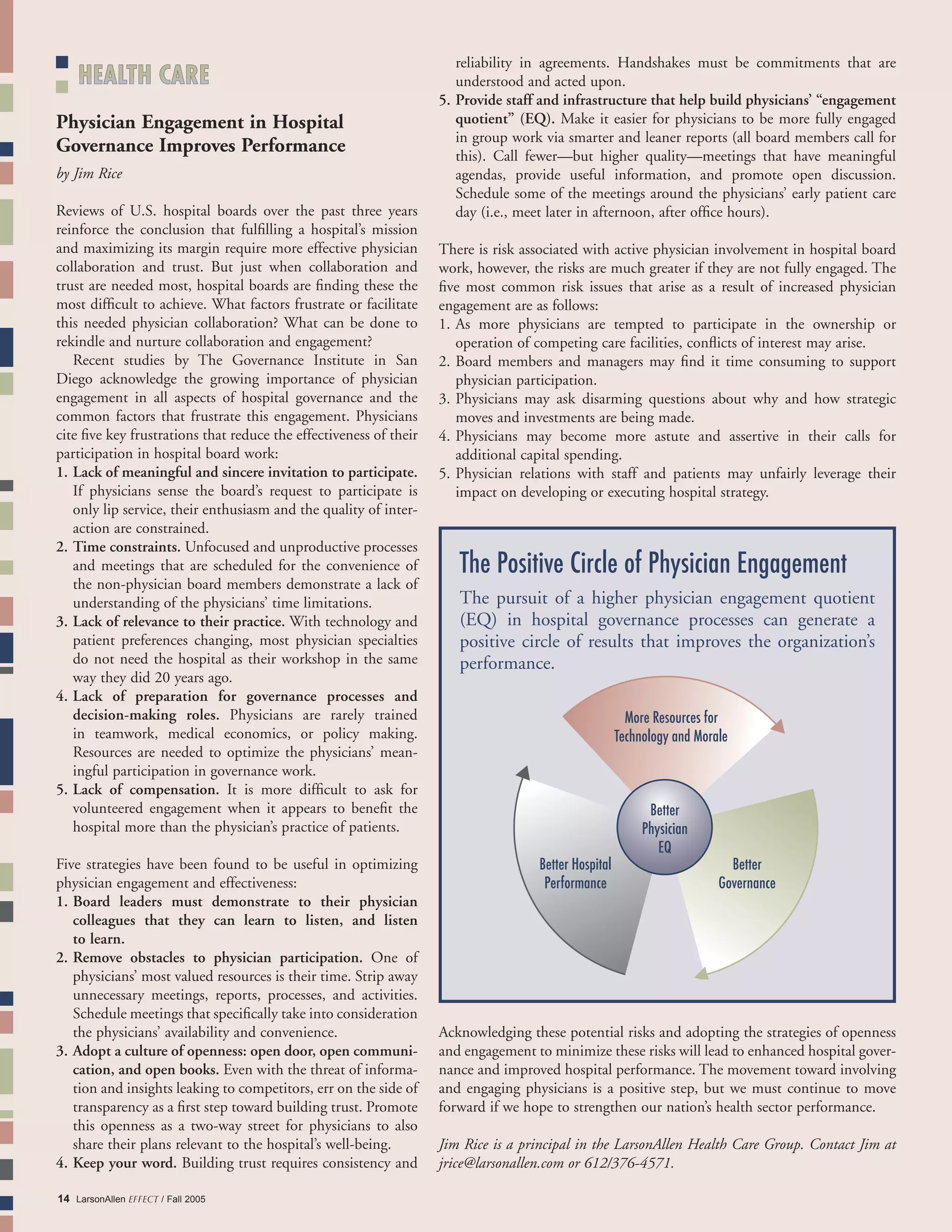 Physician Engagement | PDF