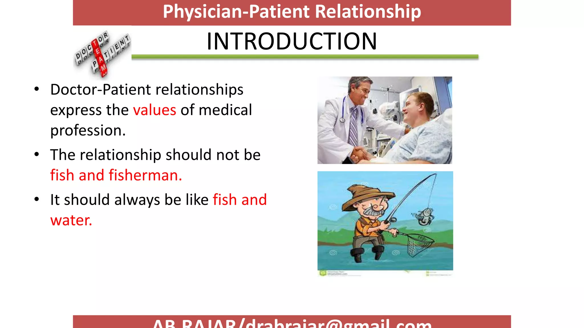 Physician Patient Relationship | PPTX