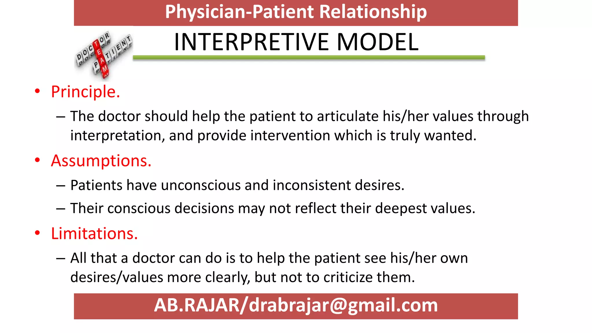 Physician Patient Relationship | PPTX