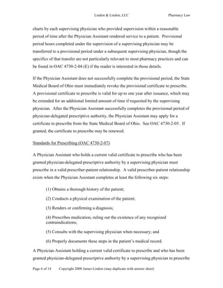 Physician Assistant Prescribing | PDF