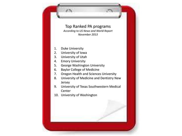 Physician Assistant Graduate Programs | PPT