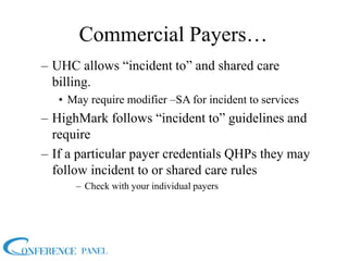 Understanding the Basics of Physician Billing for "Incident to ...