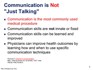 Introduction to Physician Communication Skills in Clinical Medicine | PDF