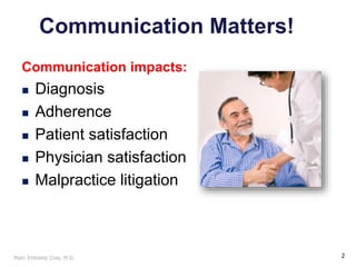 Physician communication skills in clinical medicine | PPT