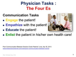 Physician communication skills in clinical medicine | PDF