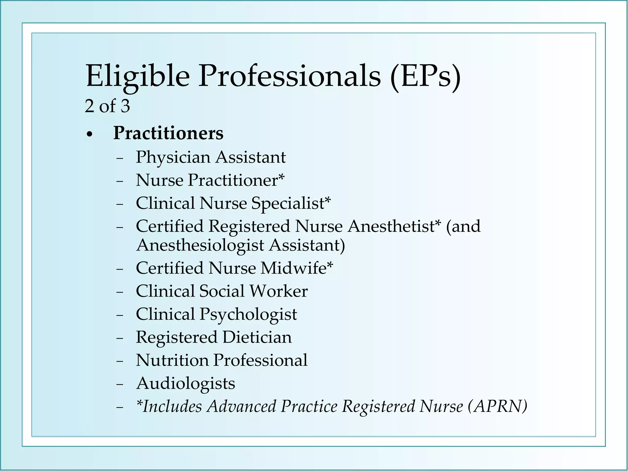 Physician quality reporting system (pqrs) | PPTX