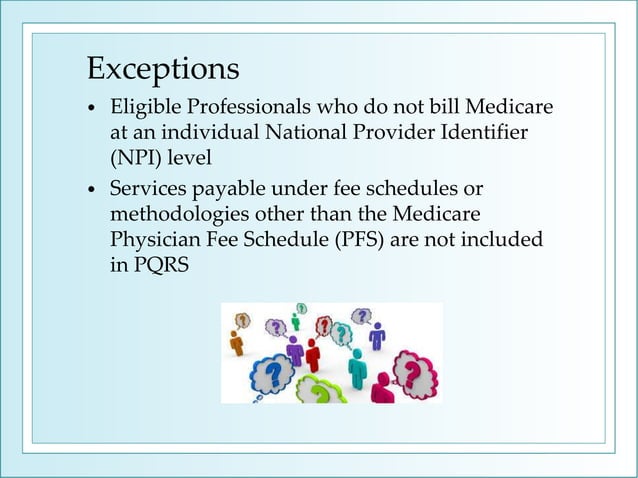 Physician quality reporting system (pqrs) | PPTX