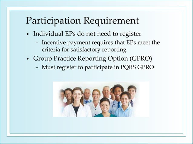 Physician quality reporting system (pqrs) | PPTX