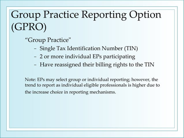Physician quality reporting system (pqrs) | PPTX