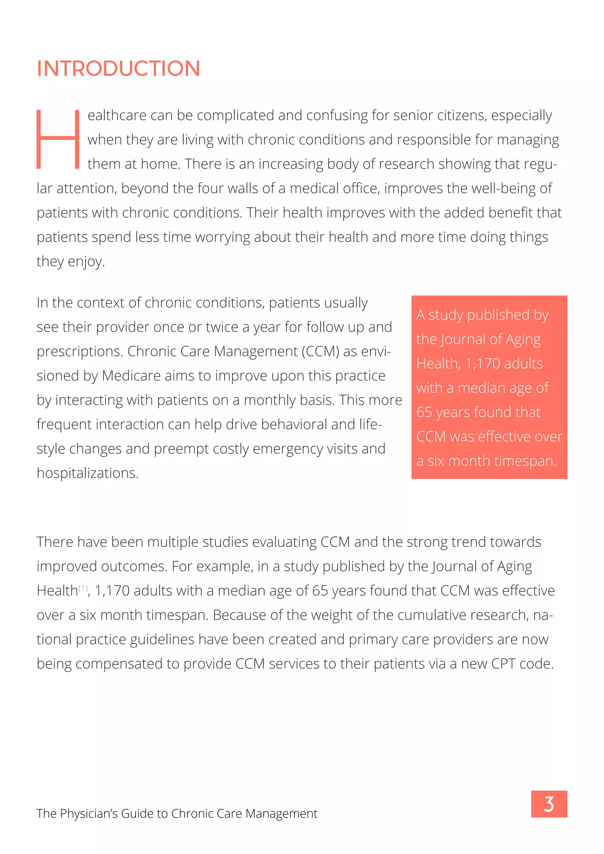 A Physician's Guide to Chronic Care Management | PDF