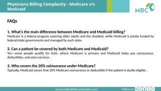 Physicians Billing Complexity - Medicare vs Medicaid.pptx
