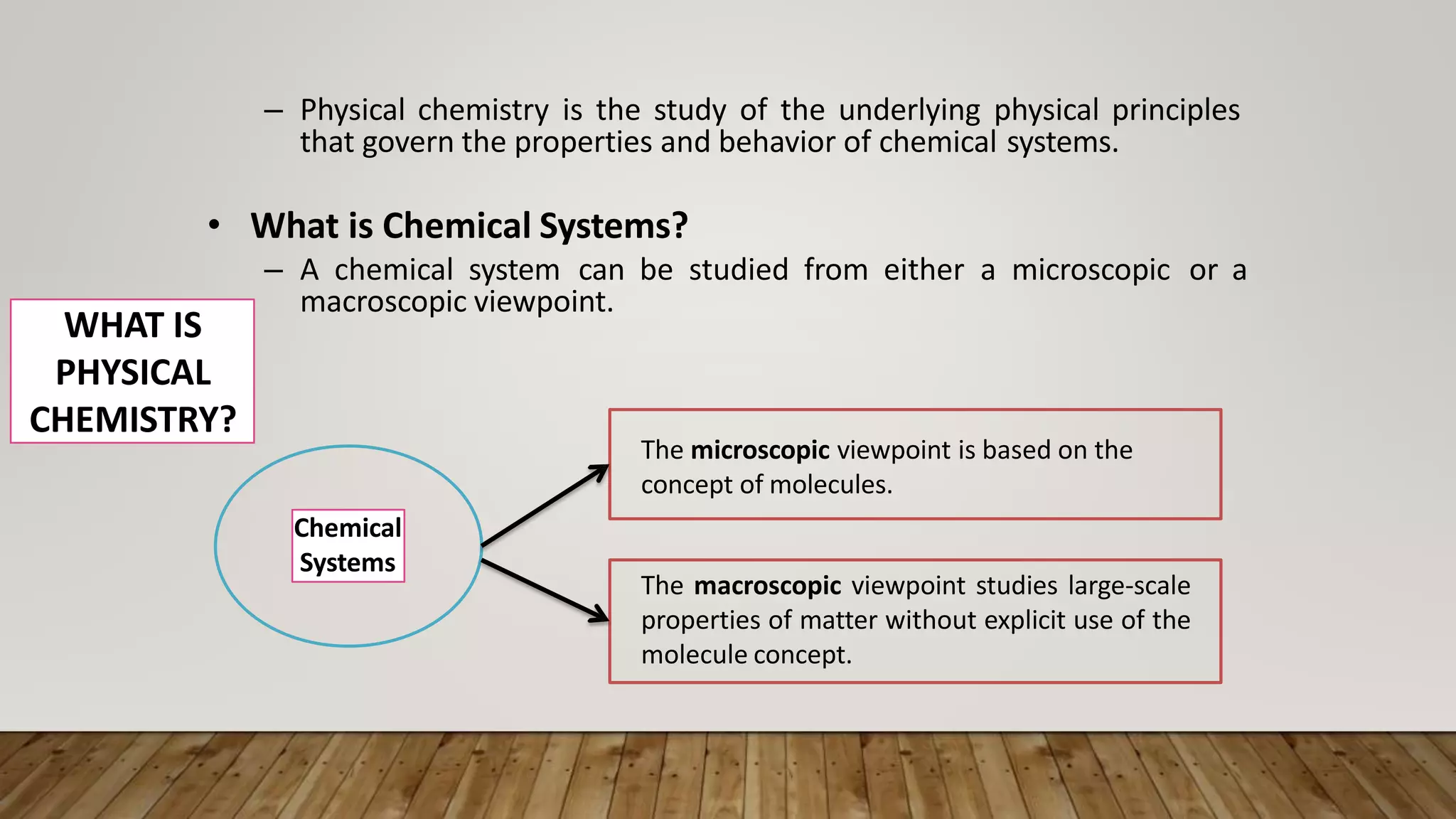 Physical chemistry and thermodynamic | PPTX