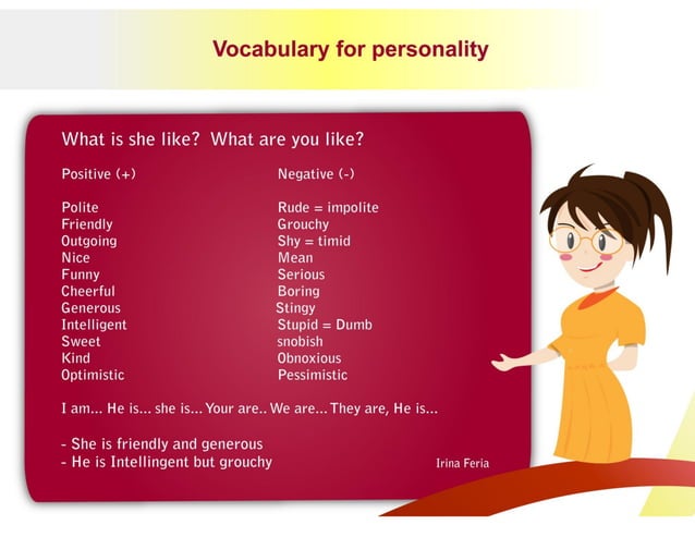 Physical and personality descriptions | PDF