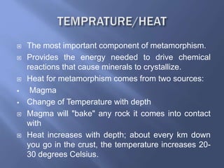 Physico-chemical controls of rocks | PPTX | Geology | Science