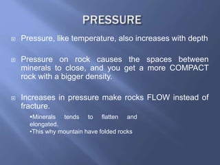 Physico-chemical controls of rocks | PPTX | Geology | Science