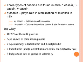 Physico chemical properties of milk | PPTX