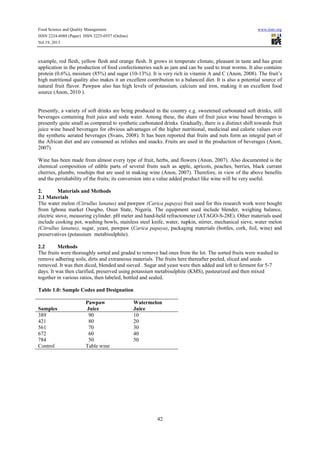 Physico chemical, sensory and microbial analysis of wine produced from ...