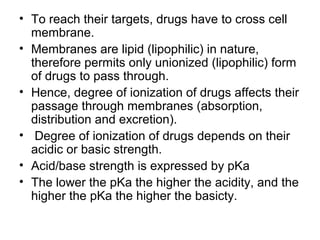 Effects of Physicochemical properties on biological activities | PPT