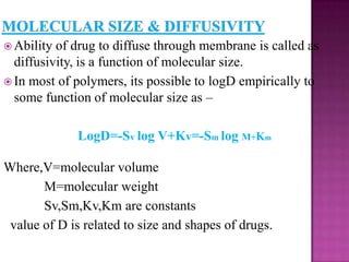 Physicochemical and biological properties of sustained release ...