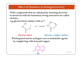 Effect of physicochemical factors on biological activity-Medicinal Chemistry | PDF
