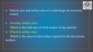 Physico chemical nature of drug | PPTX