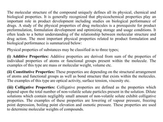 Physicochemical Properties of Drug Molecule.pptx