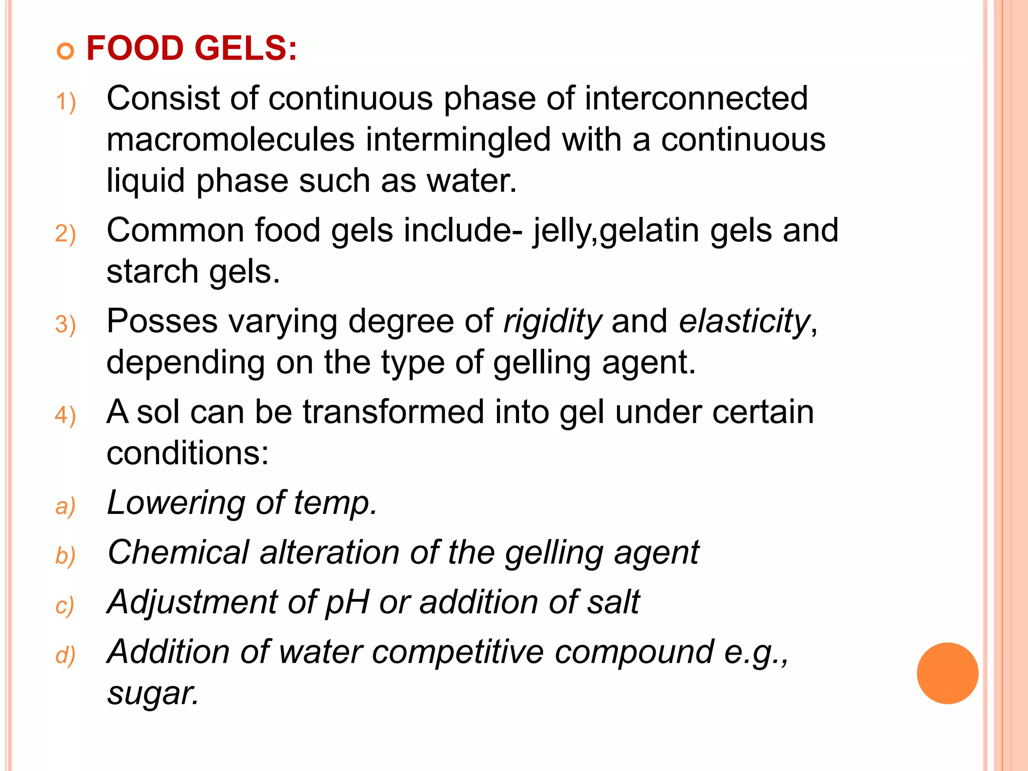 Physicochemical properties of food | PPTX