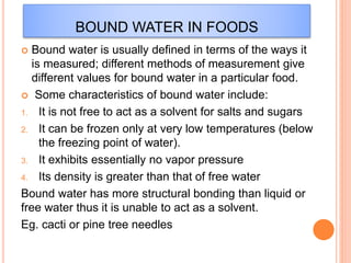 Physicochemical properties of food | PPTX