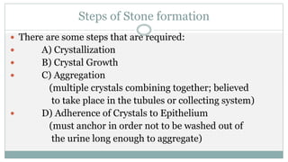 Physicochemistry of renal stones | PPTX